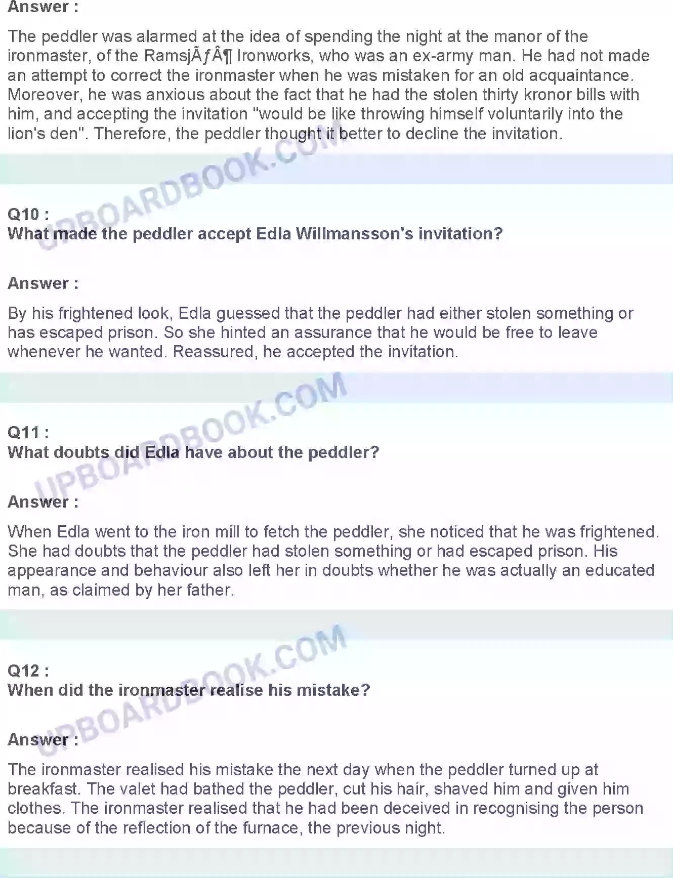 UP Board class 12 English 4. The Rattrap Solution PDF - UPBoardBook